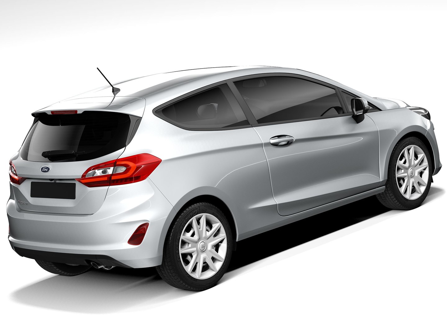 3D Ford Fiesta Style 3-door 2017 Model - TurboSquid 2224020