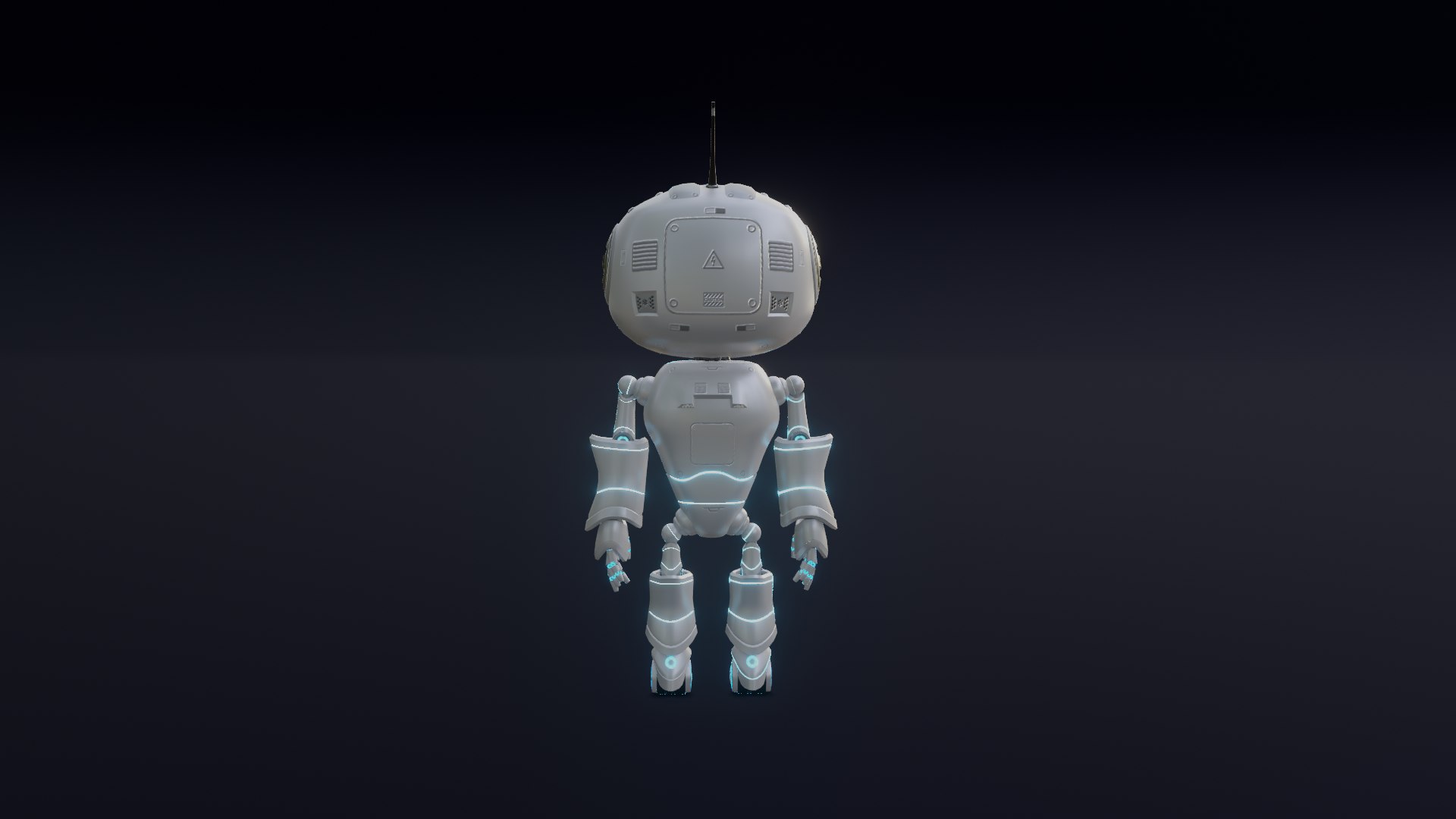 Cute Robot 3D model - TurboSquid 2001664
