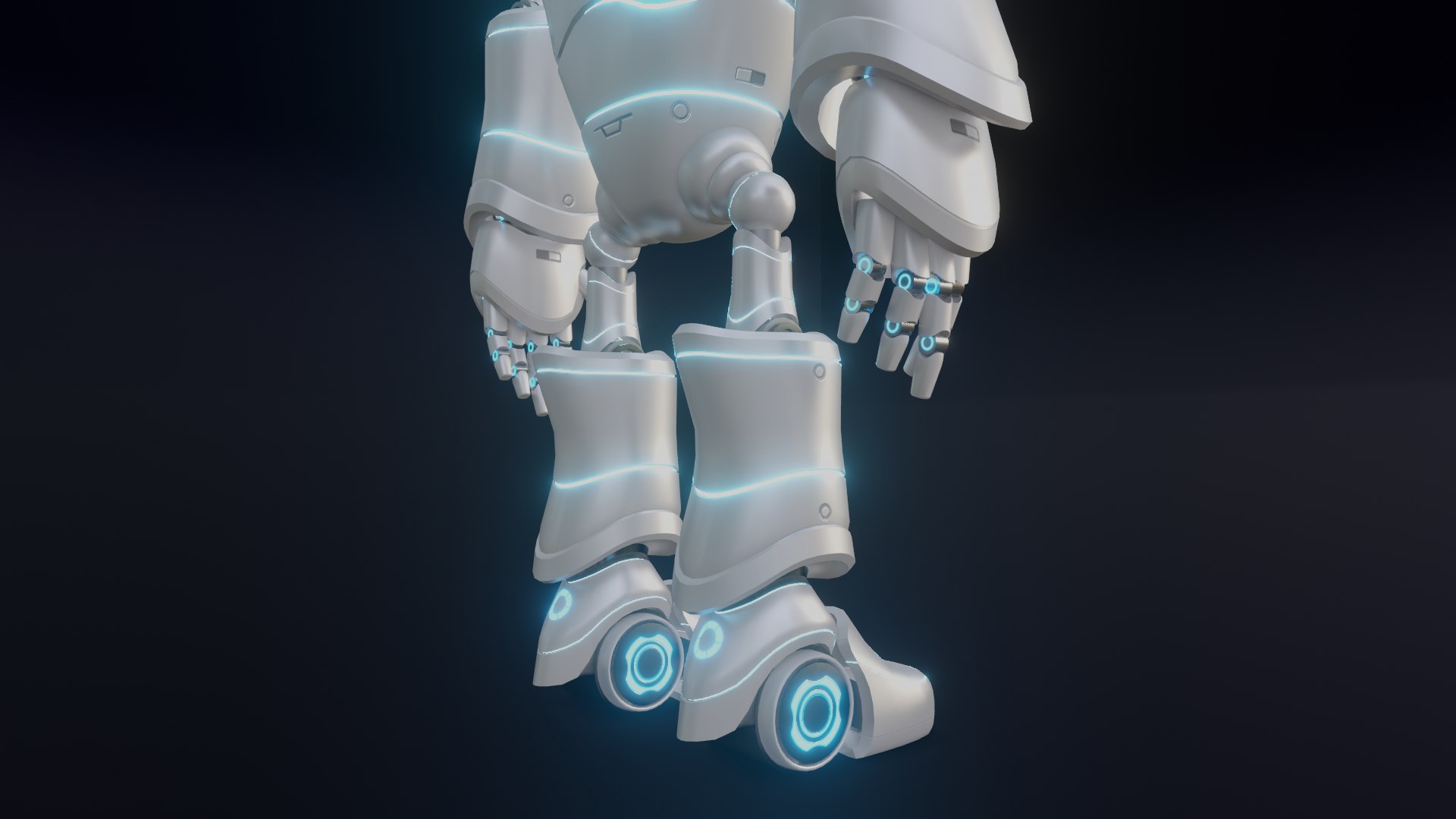 Cute Robot 3D model - TurboSquid 2001664