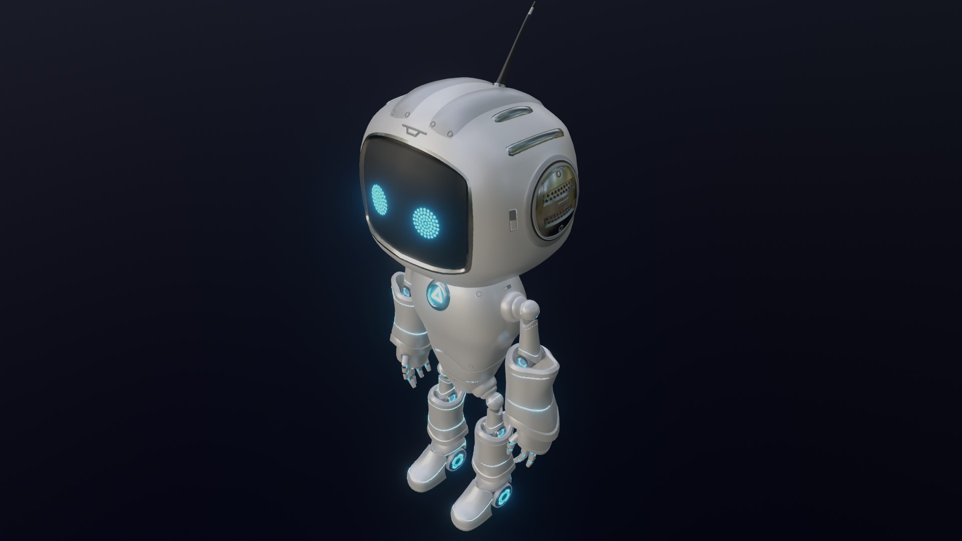 Cute Robot 3D model - TurboSquid 2001664