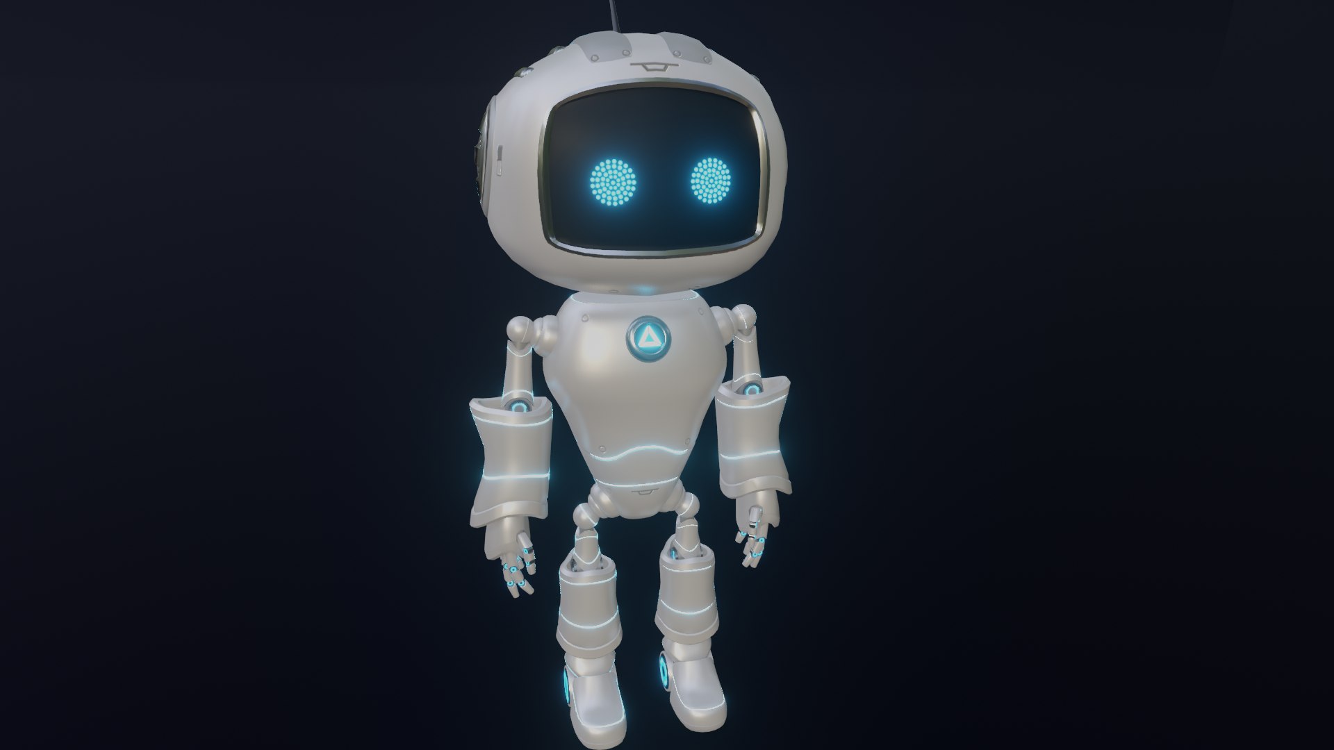 Cute Robot 3D model - TurboSquid 2001664