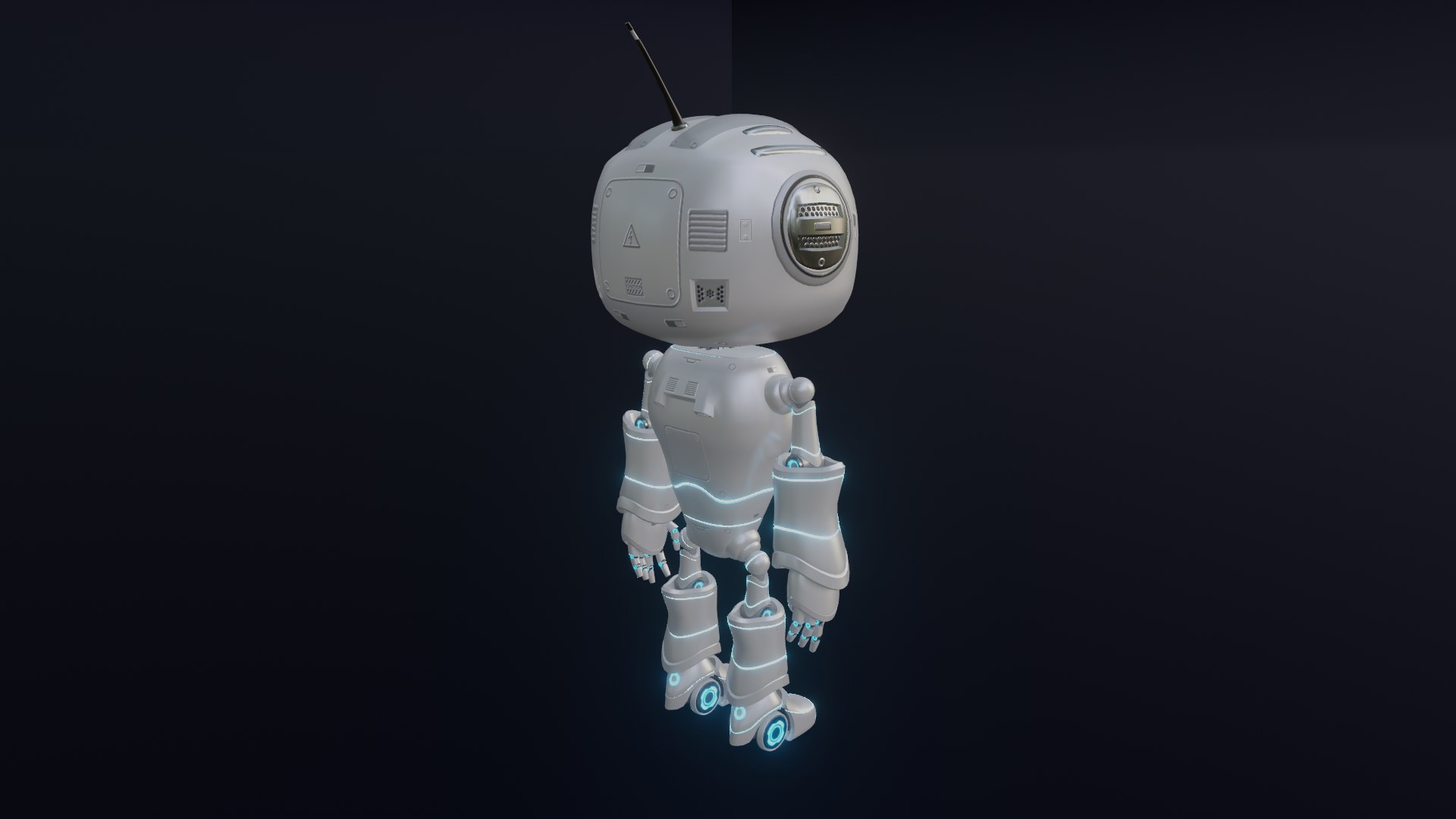 Cute Robot 3D model - TurboSquid 2001664
