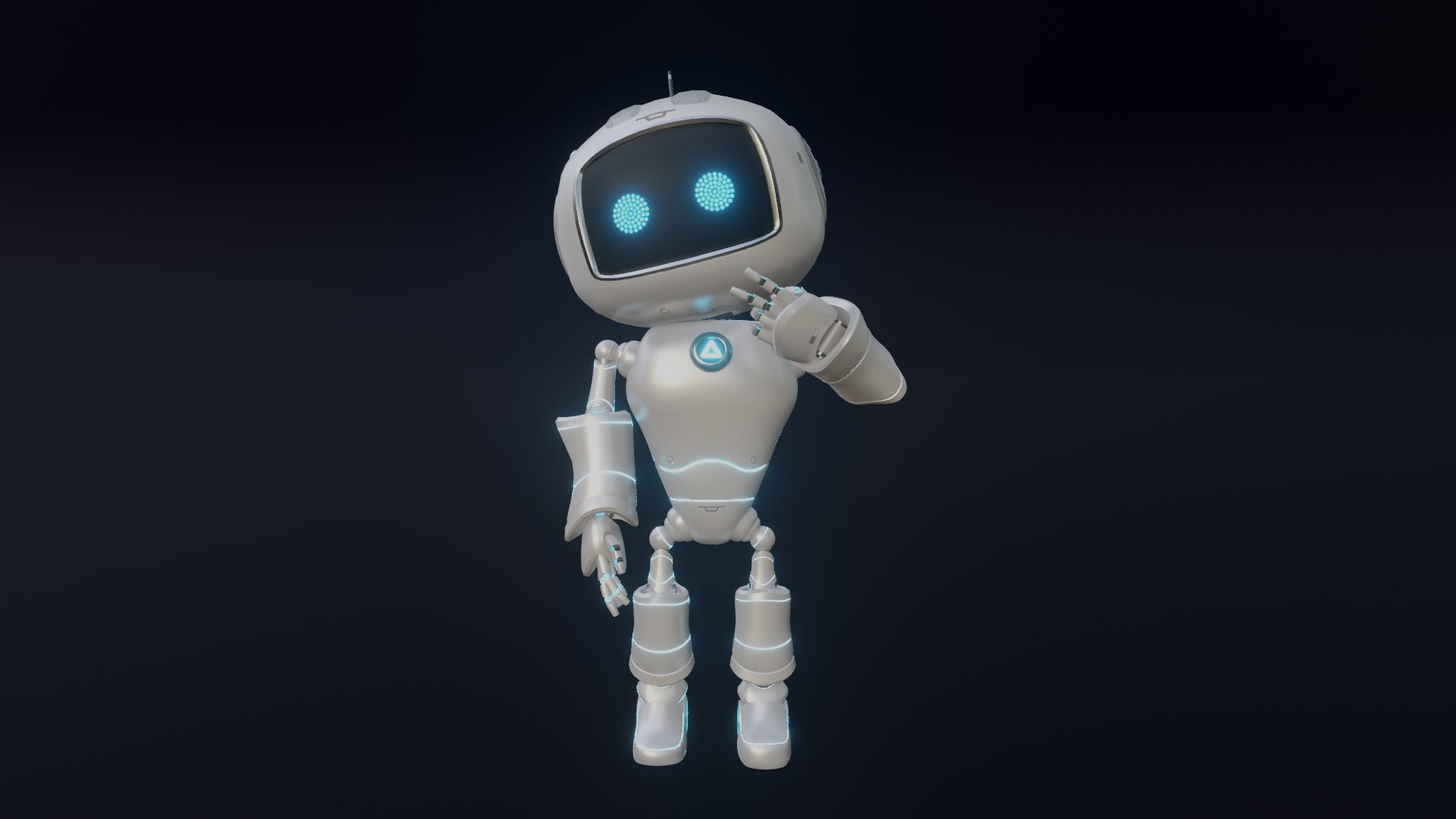 Cute Robot 3D model - TurboSquid 2001664