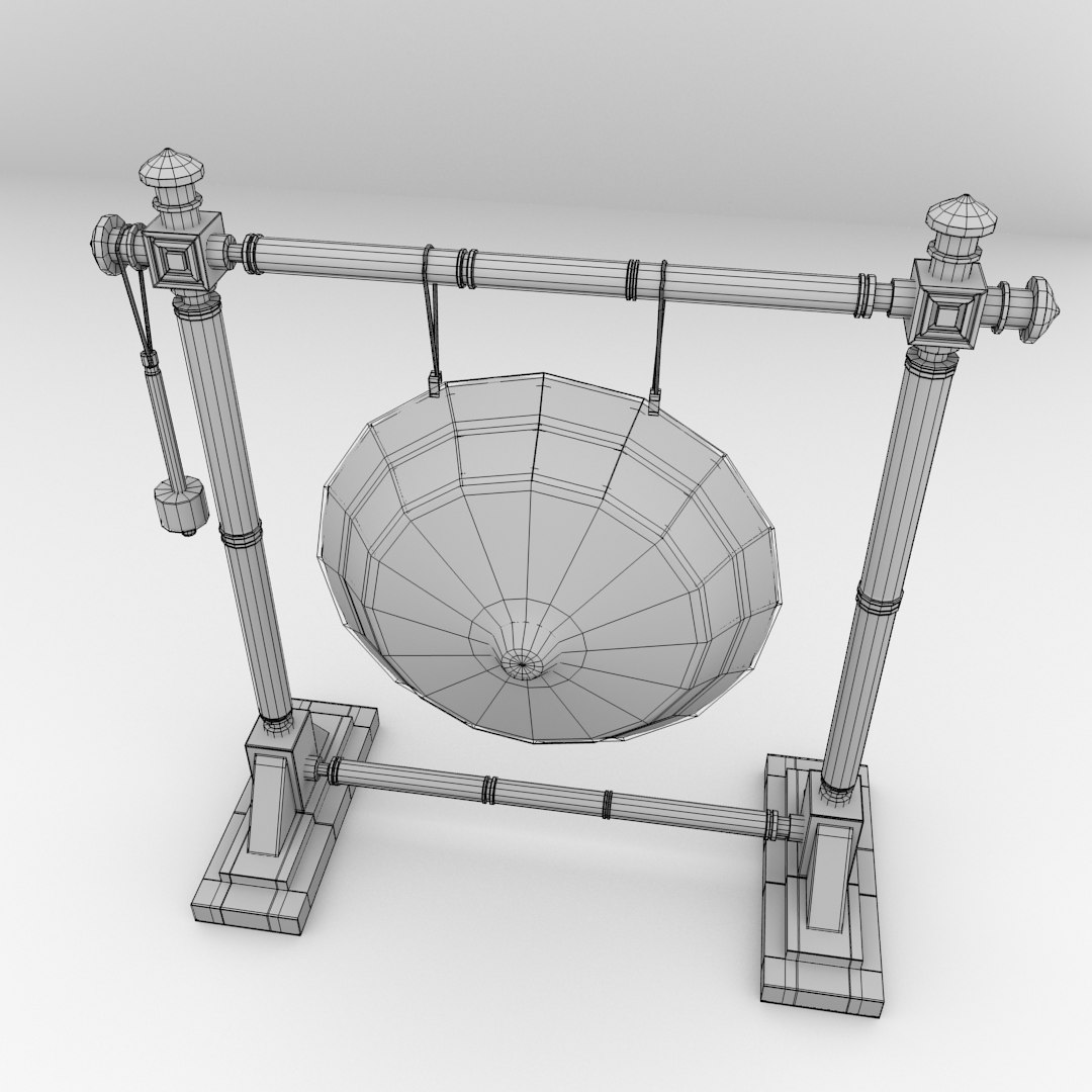 Gong 3d Model
