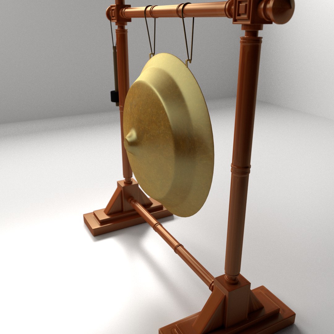 Gong 3d Model