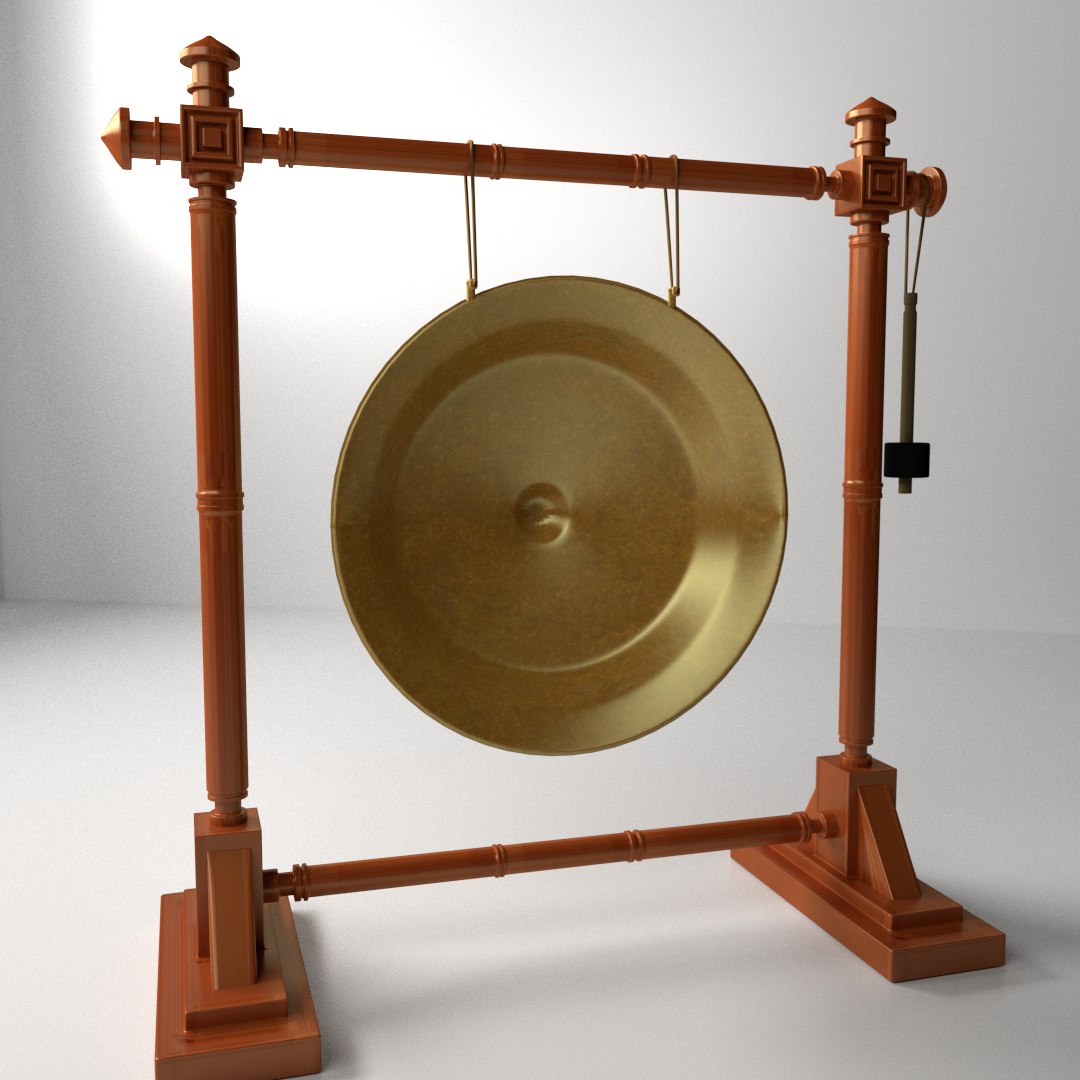 Gong 3d Model