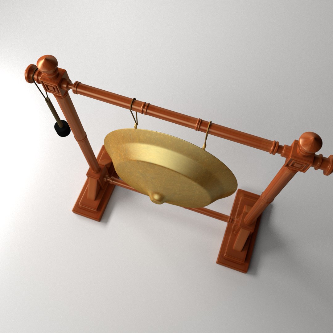 Gong 3d Model