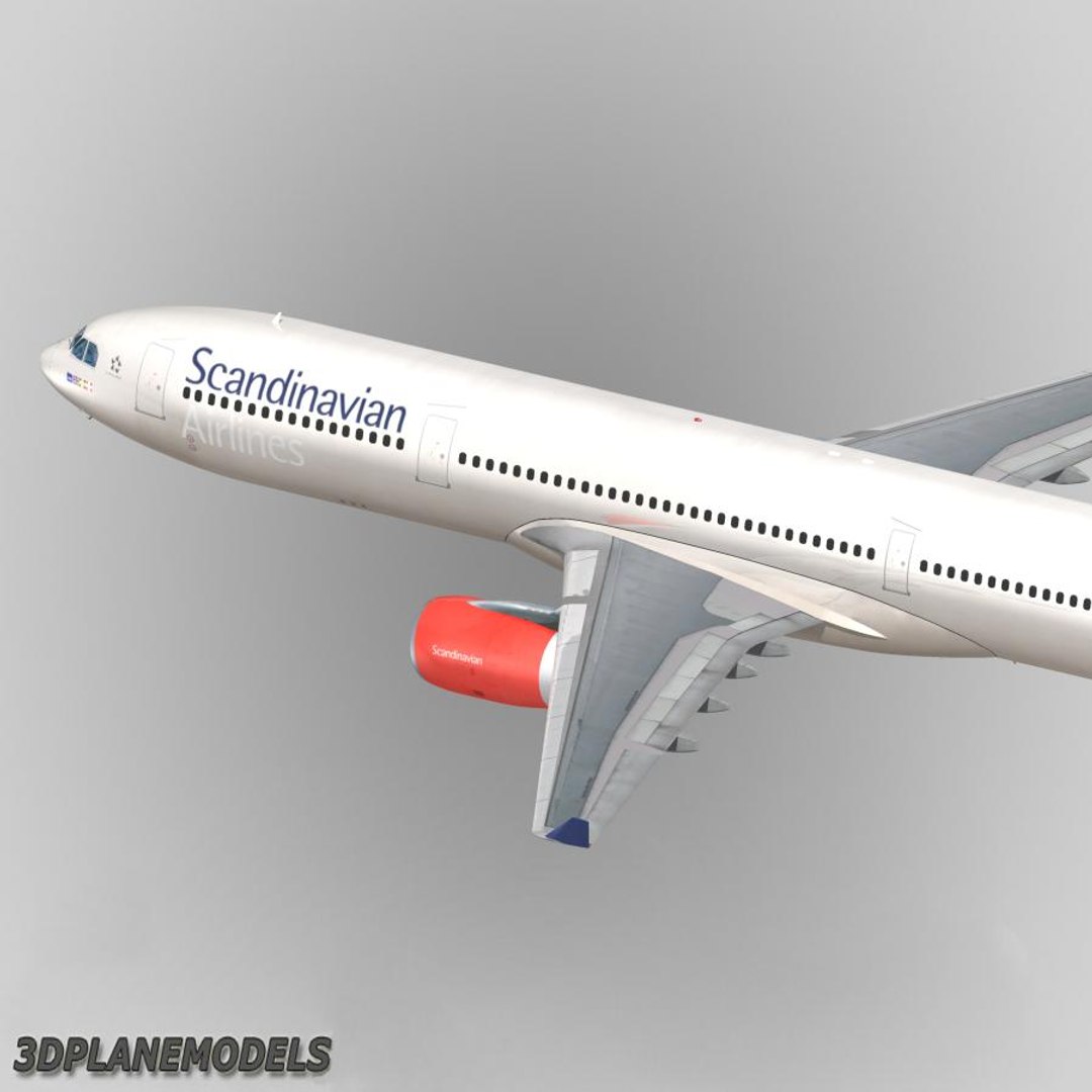 Airbus A330-300 3d Model