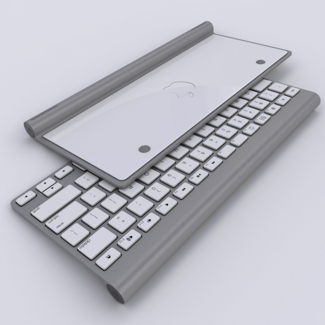 Apple Wireless Keyboard 3d Model