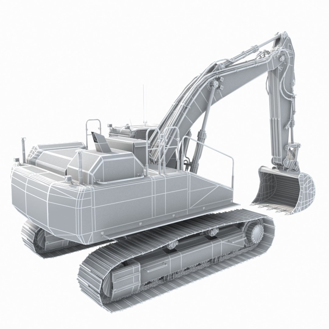 3D excavator x - TurboSquid 1543759