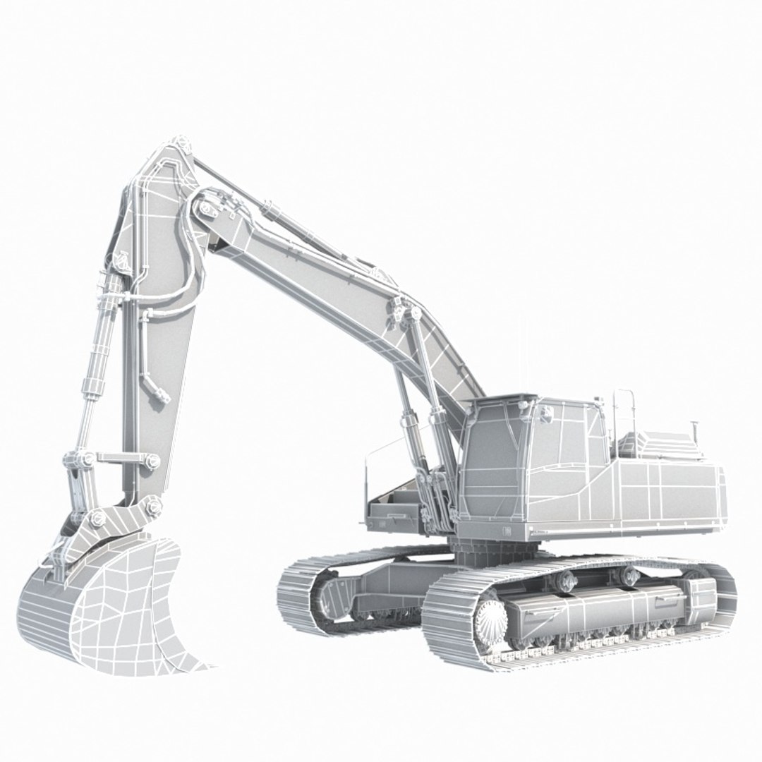 3D Excavator X - TurboSquid 1543759
