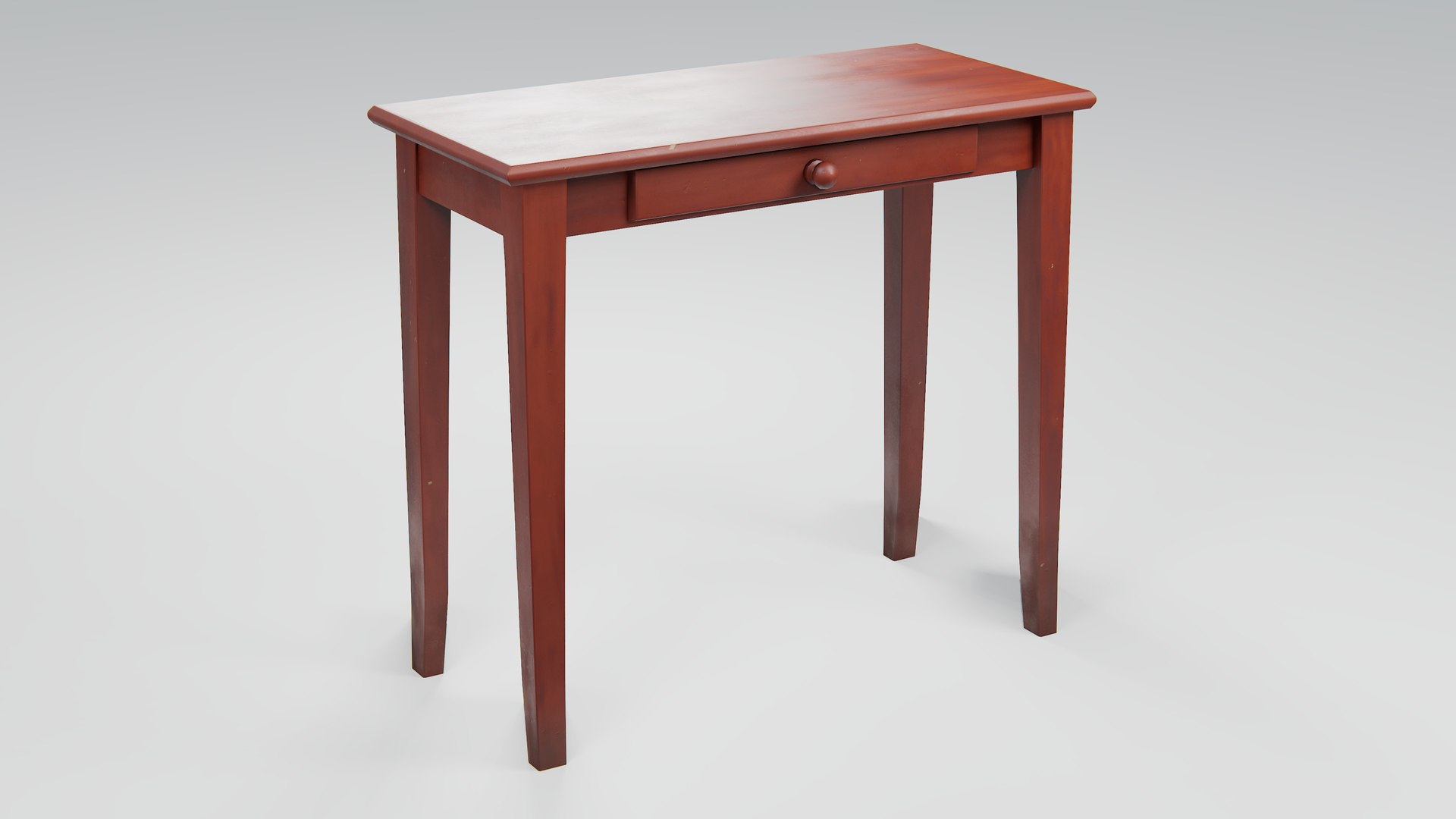 3D Small Desk Model - TurboSquid 1634656