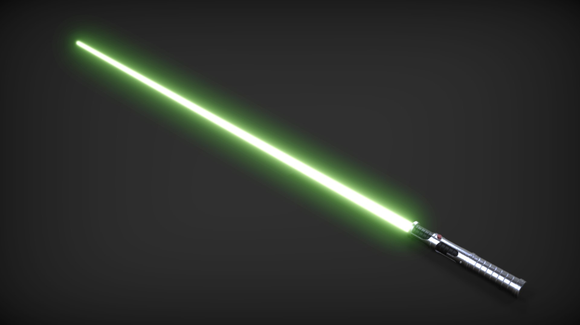 3d Jedi Quinlan Vos S Lightsaber Model
