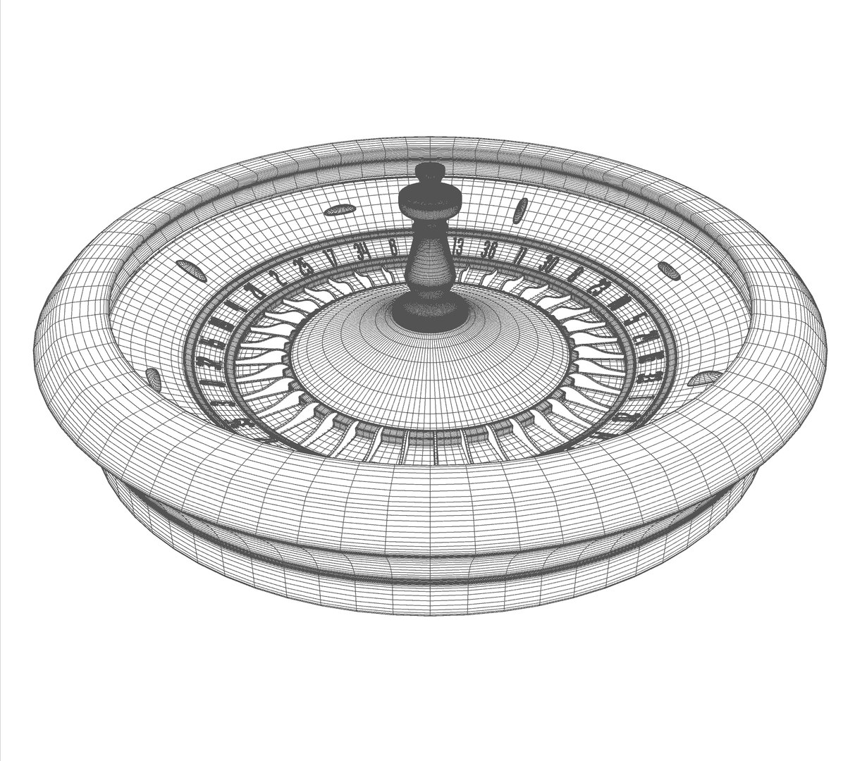 Roulette Wheel Modern 3D model - TurboSquid 2085468