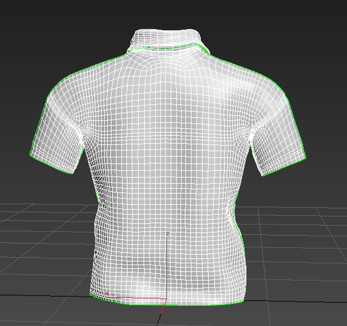 3d Male Polo Shirt