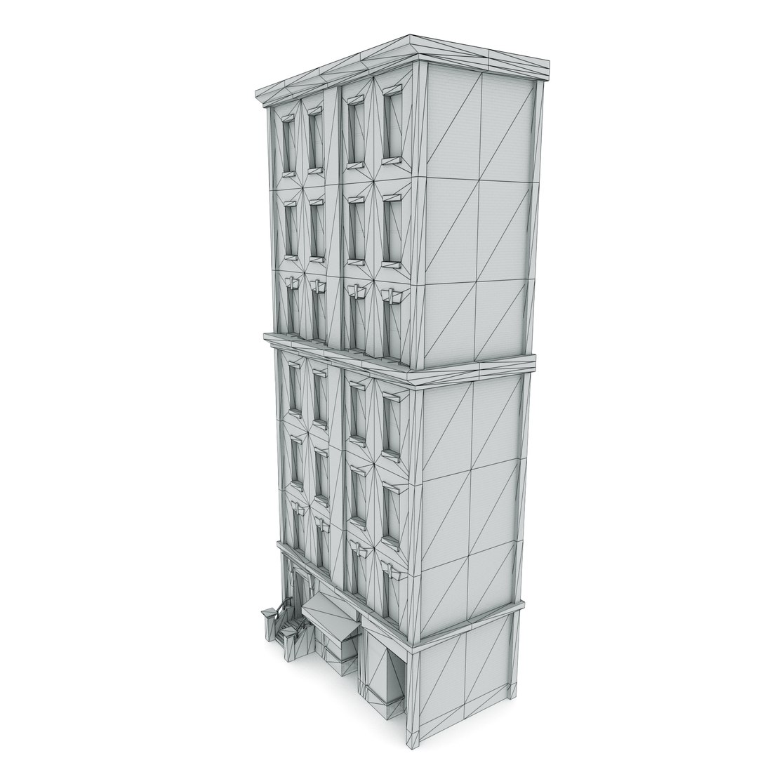 City Building 3D Model - TurboSquid 1407505