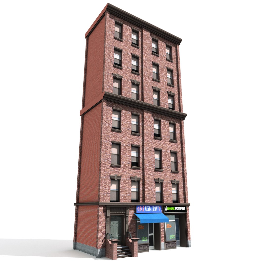 City Building 3D Model - TurboSquid 1407505