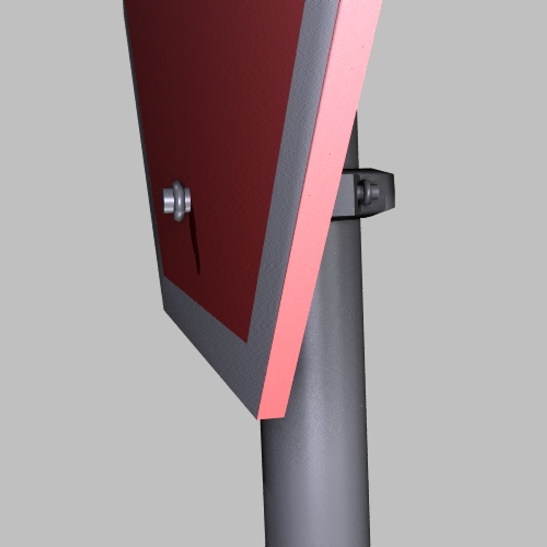 3ds Max Stop Sign