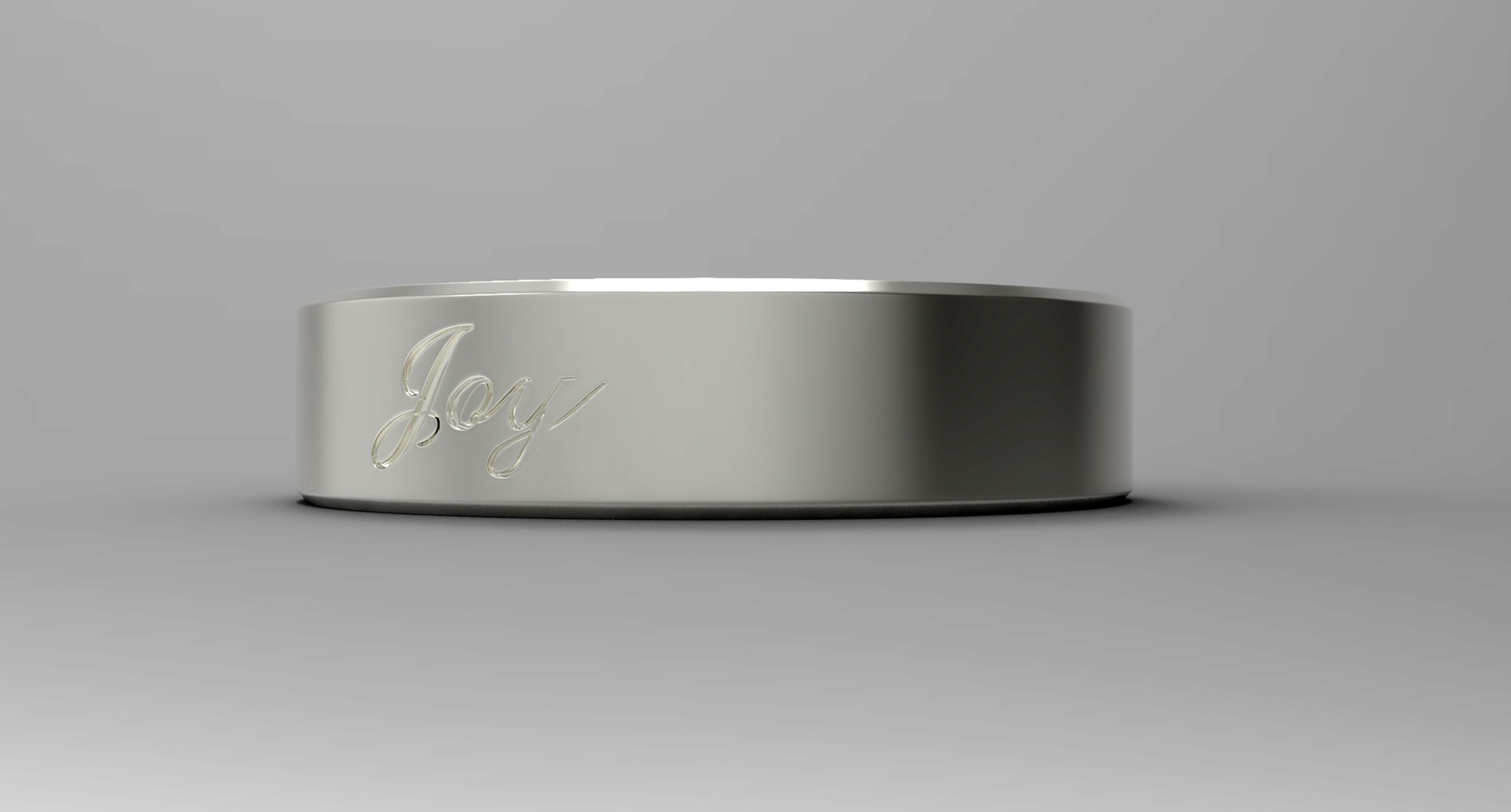 Joy Ring Silver 3D model - TurboSquid 1893881