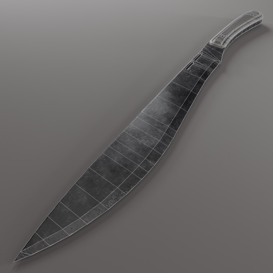 3D Model Tactical Machete - TurboSquid 1566754