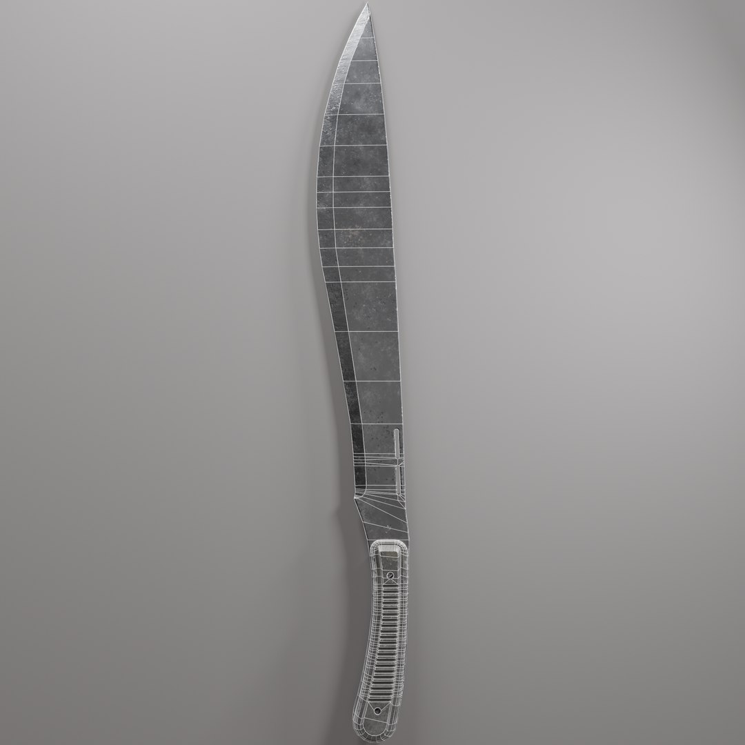3D Model Tactical Machete - TurboSquid 1566754