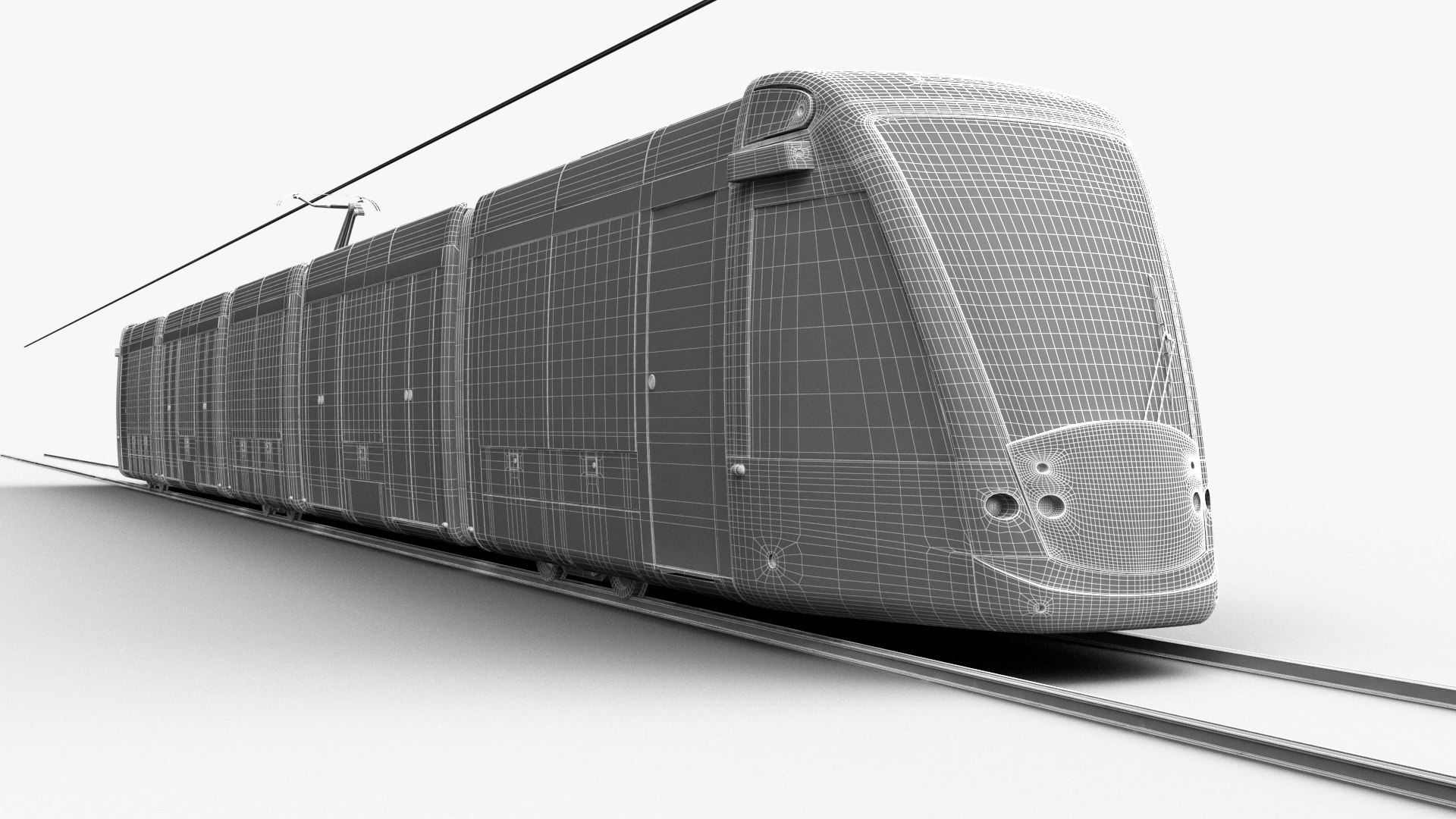 Tram Adelaide Alstom Citadis 3d Max