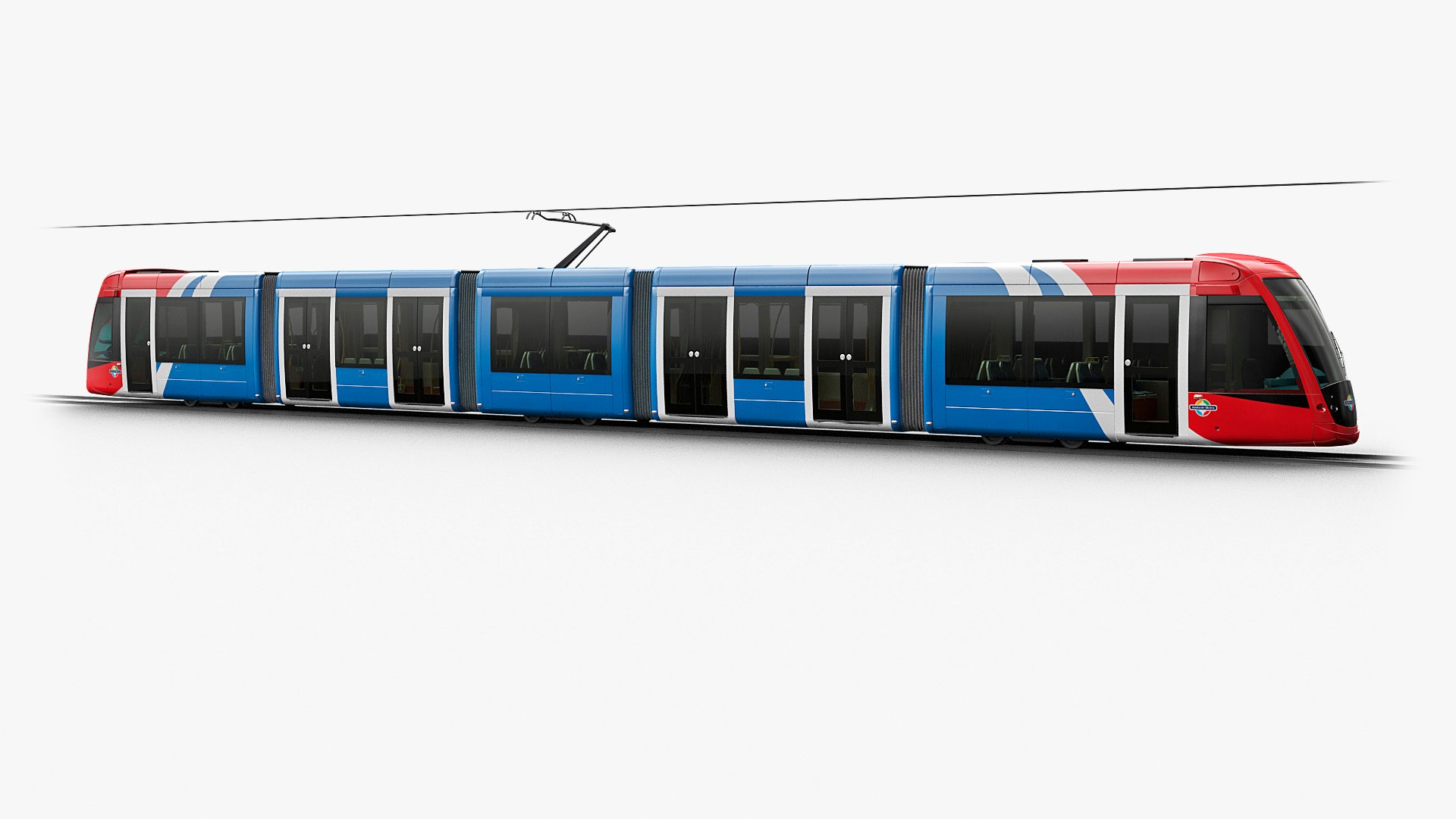 Tram Adelaide Alstom Citadis 3d Max