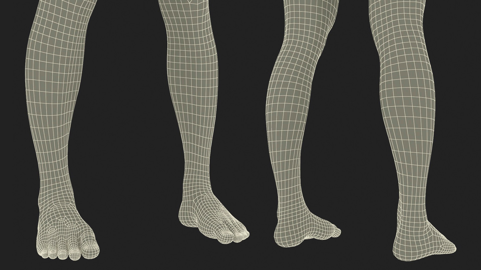 Female Legs - TurboSquid 2269674