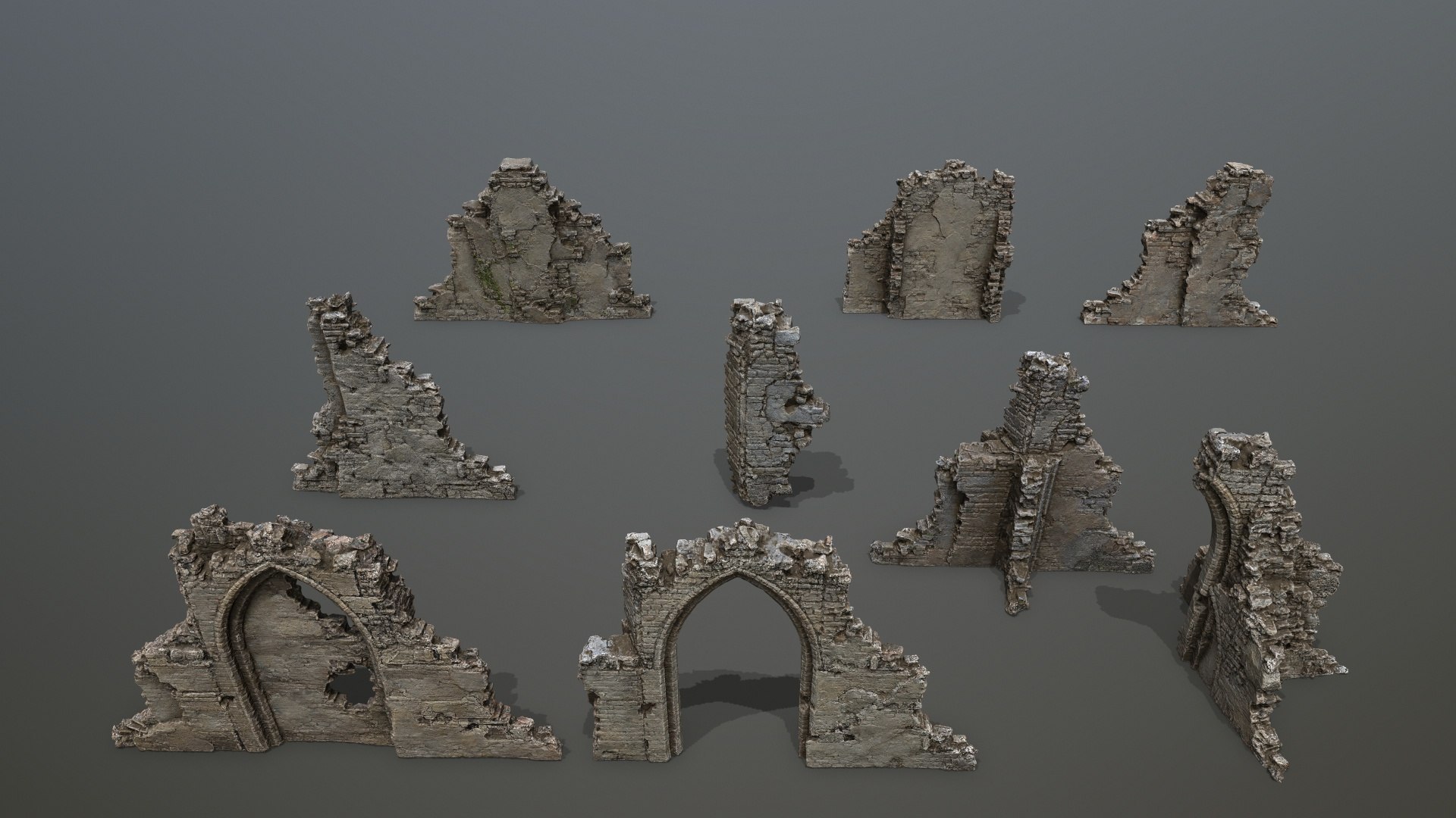 Ruin Gate 3D Model - TurboSquid 2321657