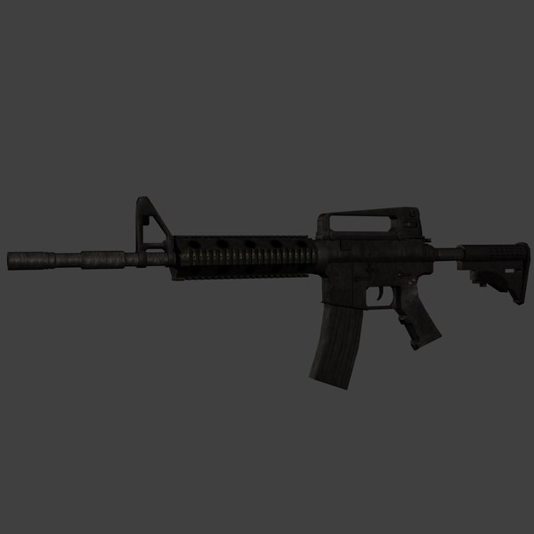 m4a1 3d blend