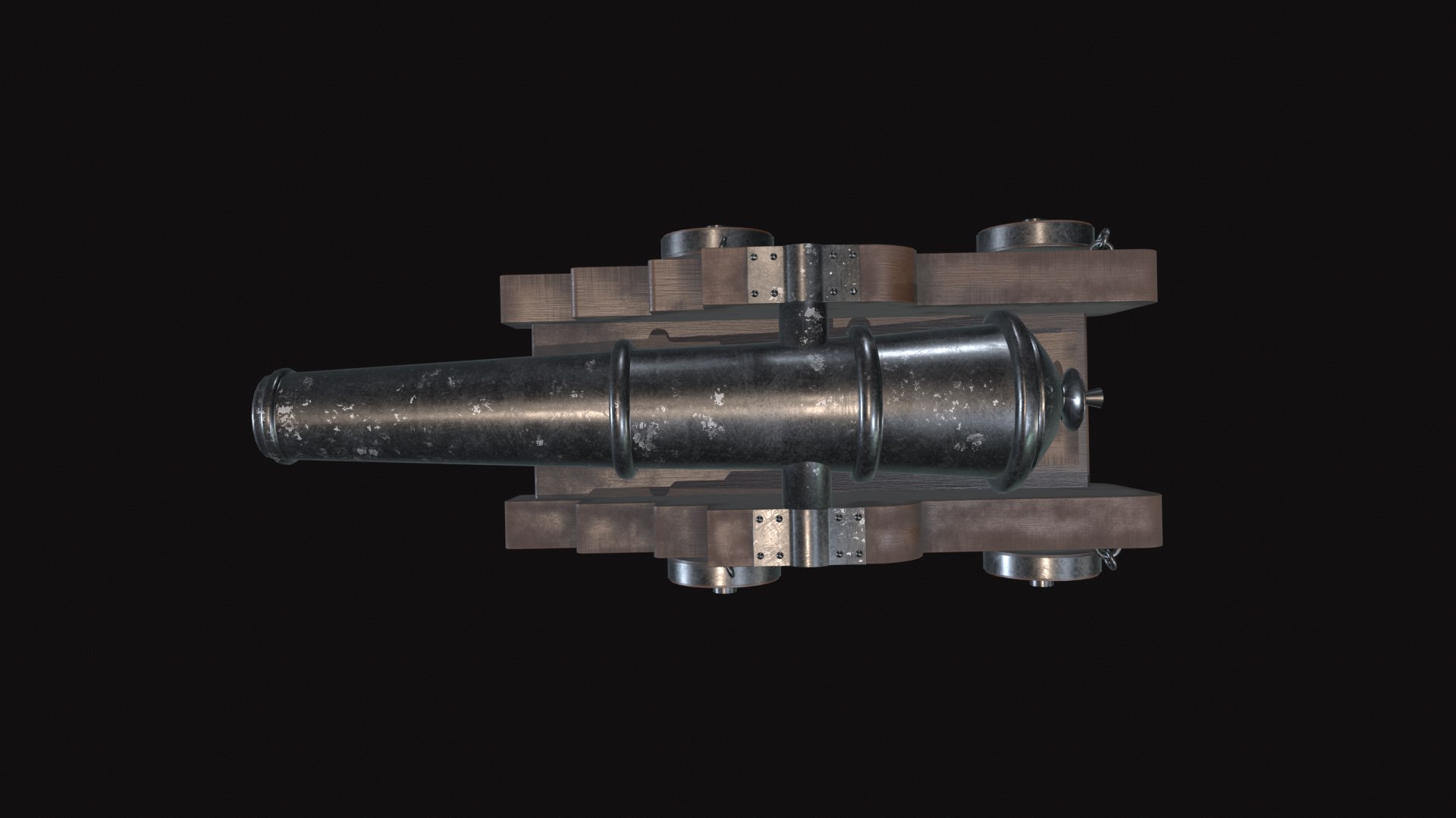 3D Medieval Cannon 04 New - TurboSquid 2318928