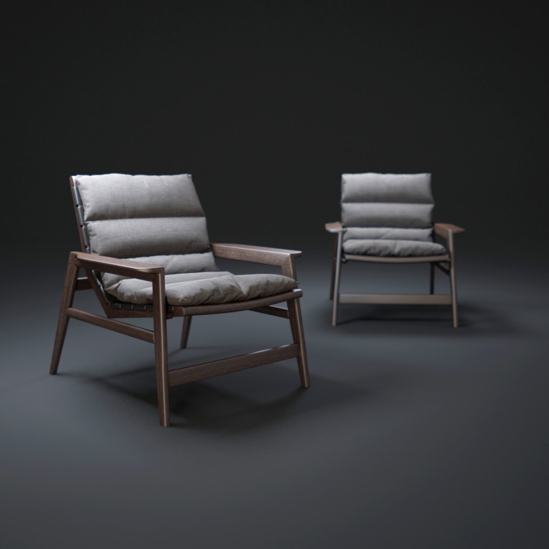 ipanema-armchair 3d obj