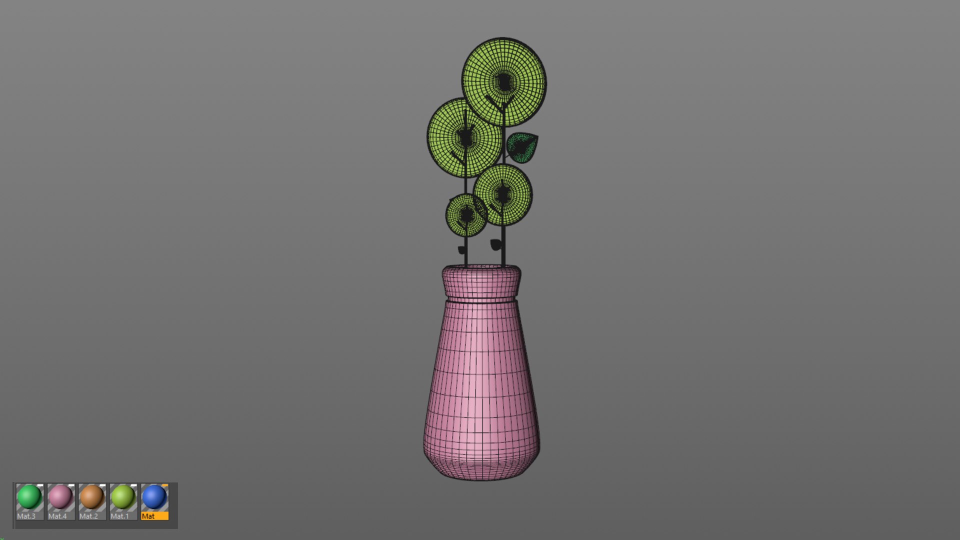 Circle Flower 3D Model - TurboSquid 1949331