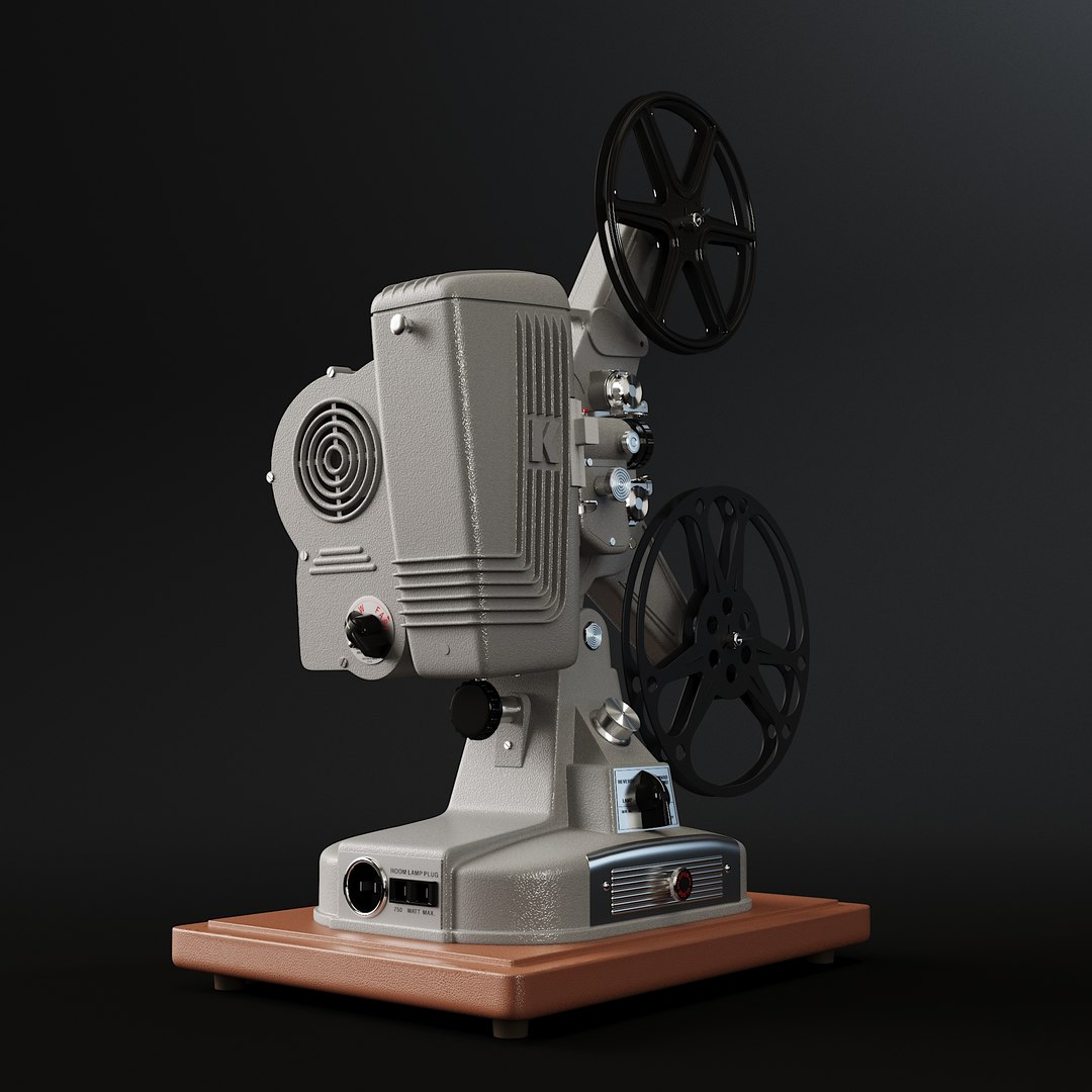 Keystone 109d 8mm Projector 3D Model - TurboSquid 1437941