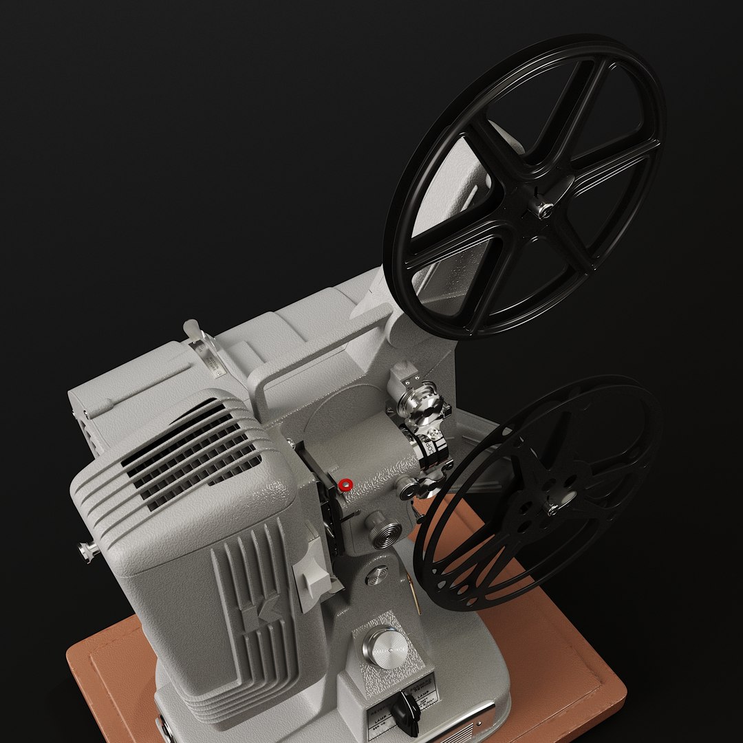 Keystone 109d 8mm Projector 3D Model - TurboSquid 1437941