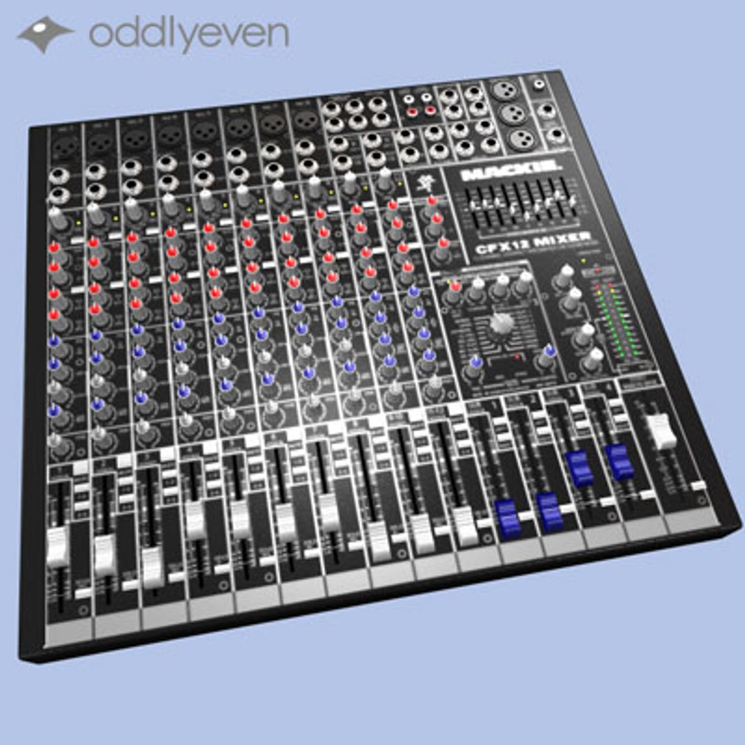 3d Mixing Board Model