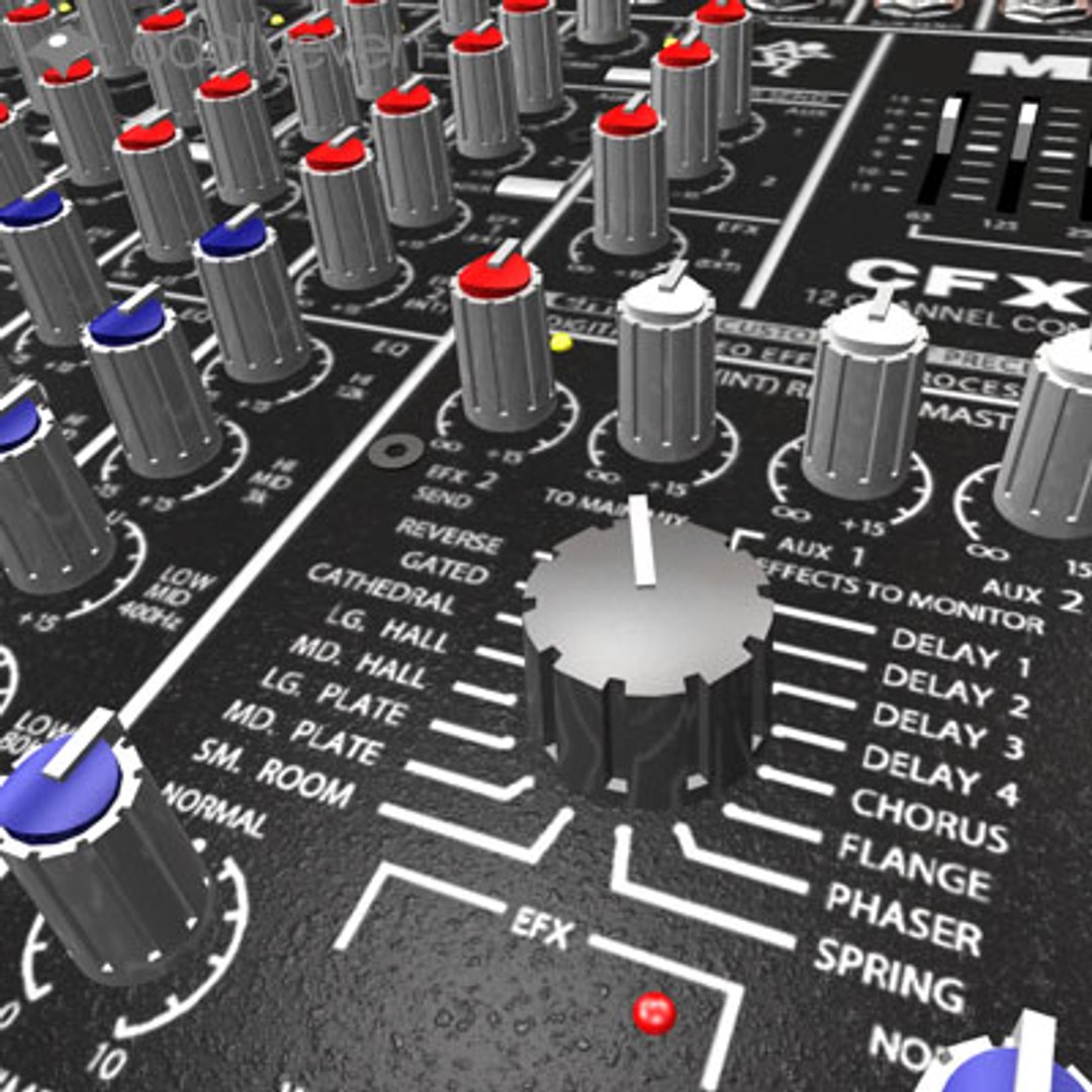 3d Mixing Board Model