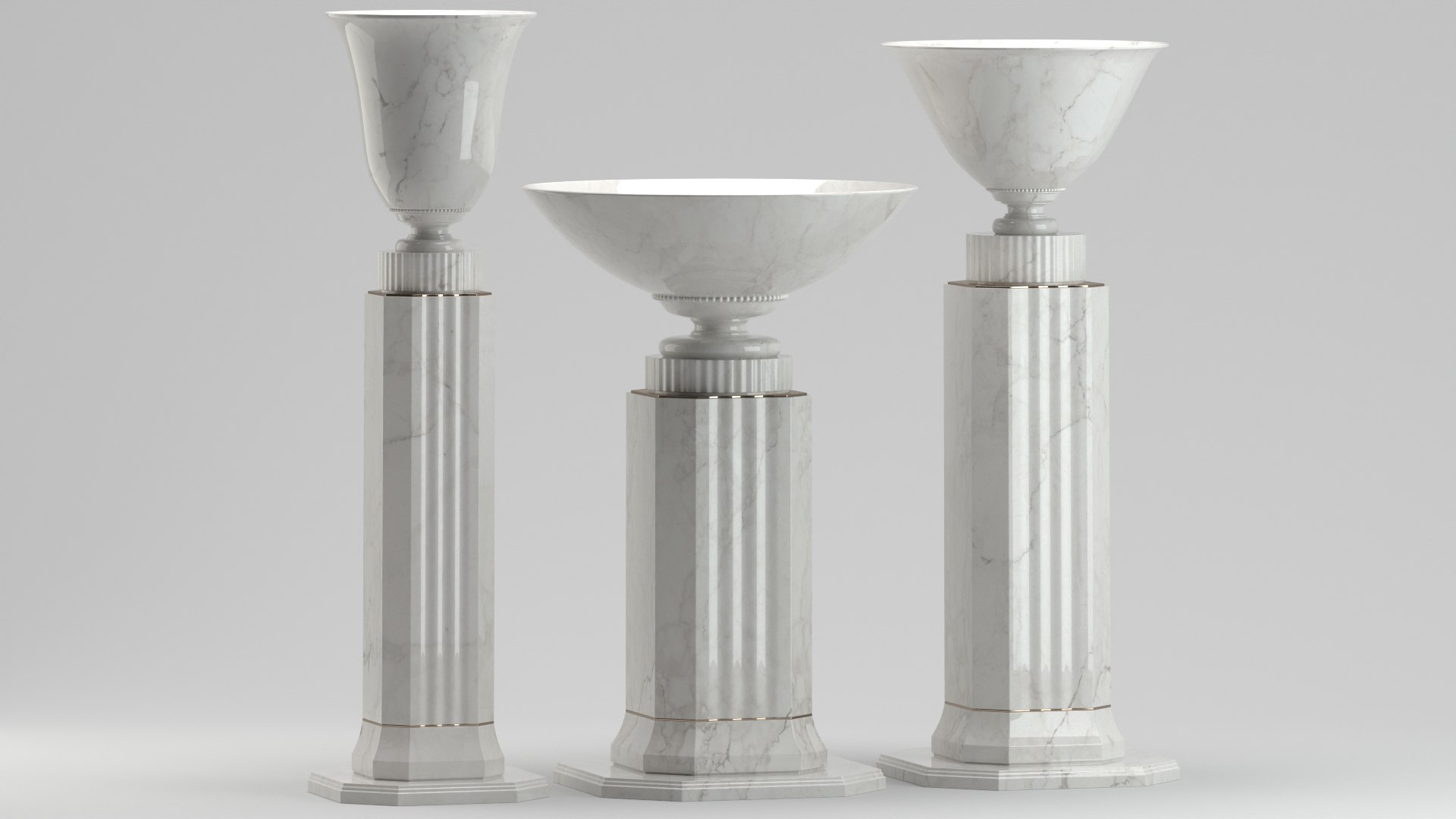 3D Sculpture 54 Pedestals - TurboSquid 1648992