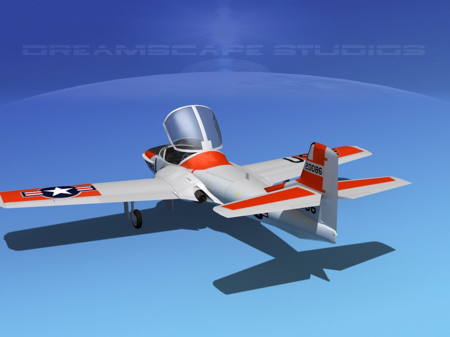 T-37 Cessna Tweet 3d Model