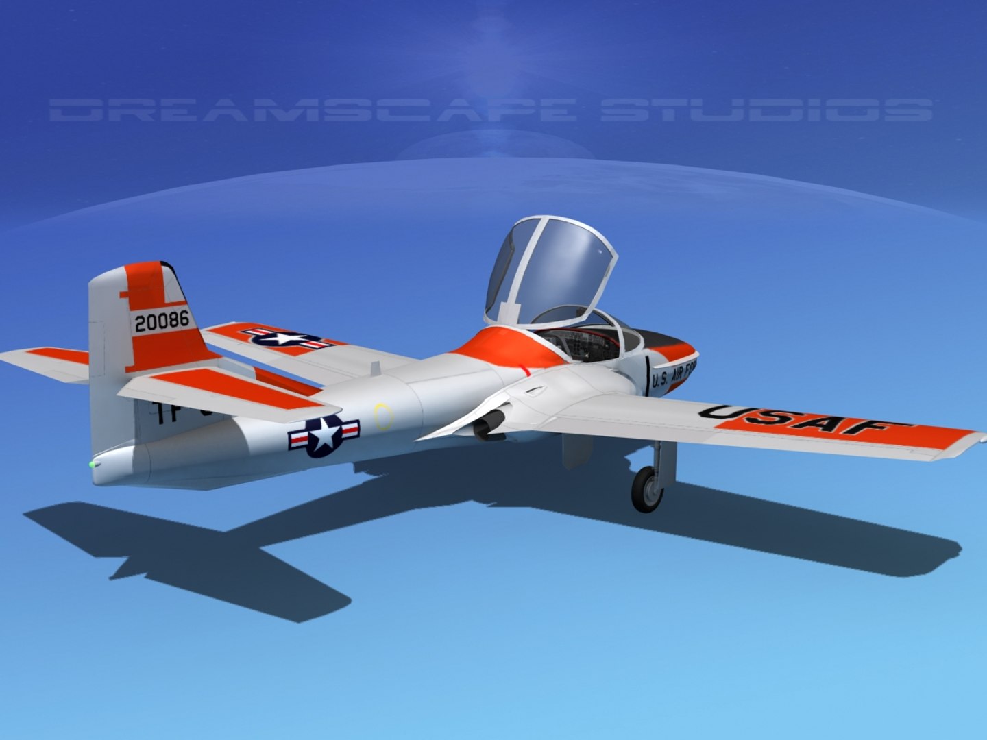 T-37 Cessna Tweet 3d Model