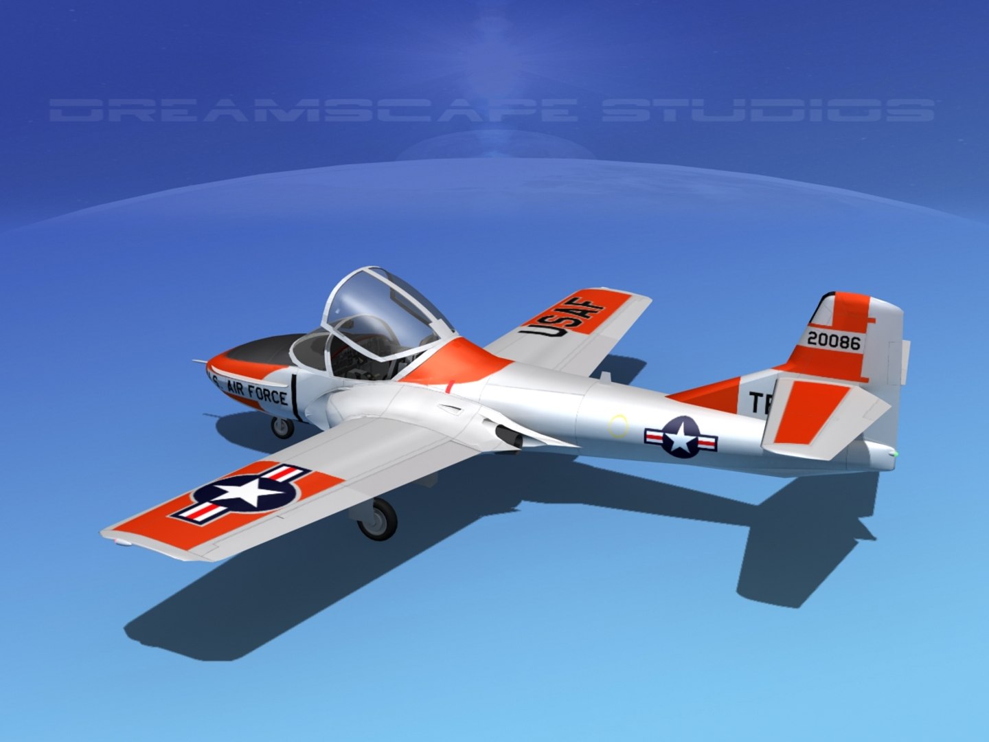 T-37 Cessna Tweet 3d Model
