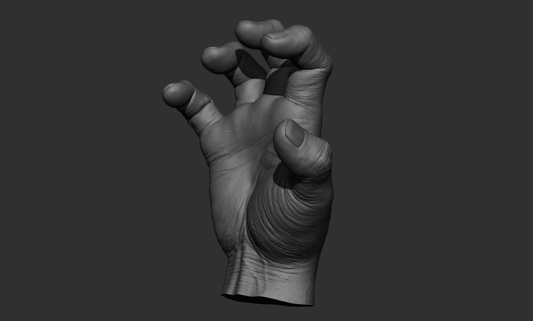 Male Hand Sculpt In 2 Poses 3D Model - TurboSquid 1853721