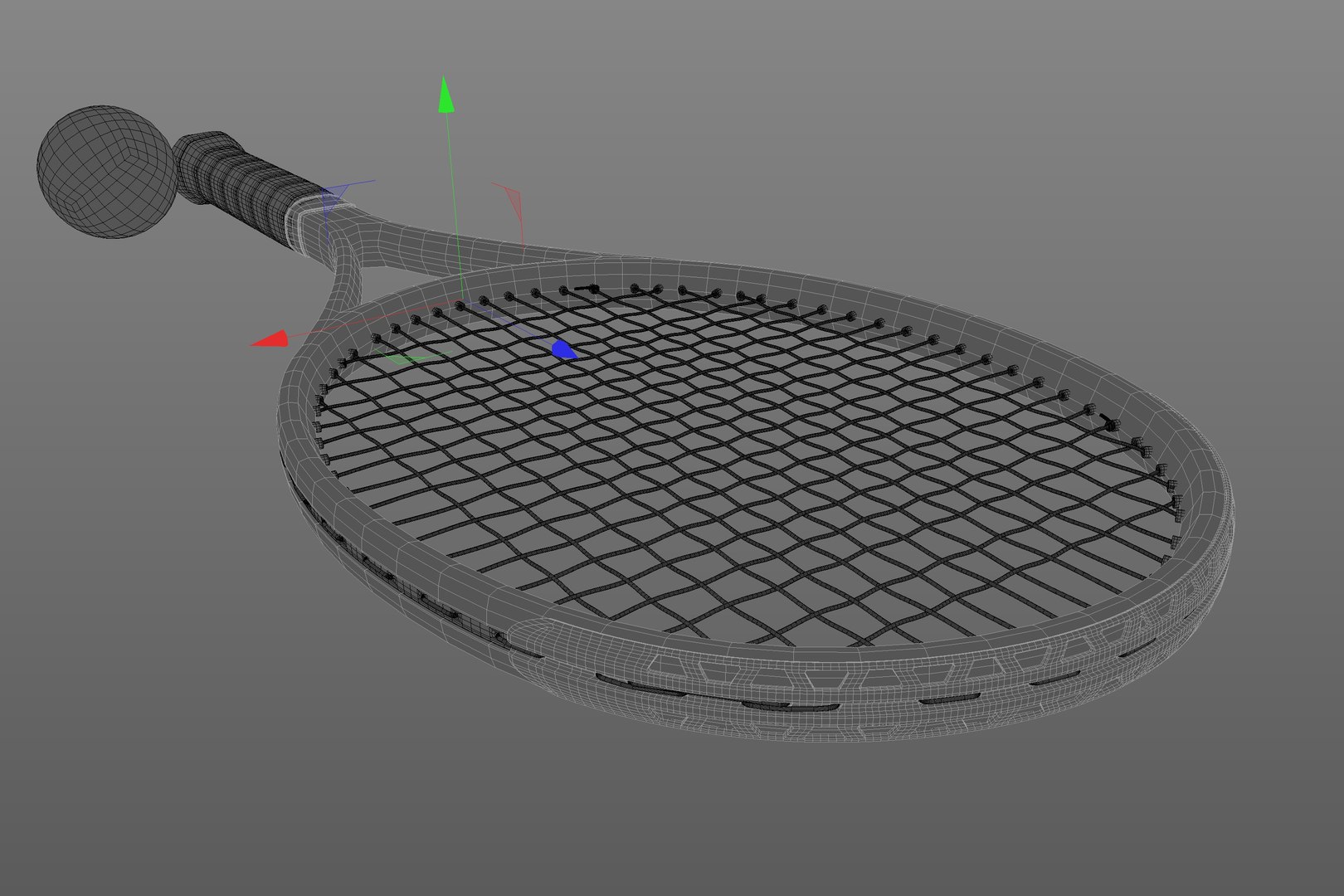 Tennis Racket And Ball 3D Model - TurboSquid 2202832