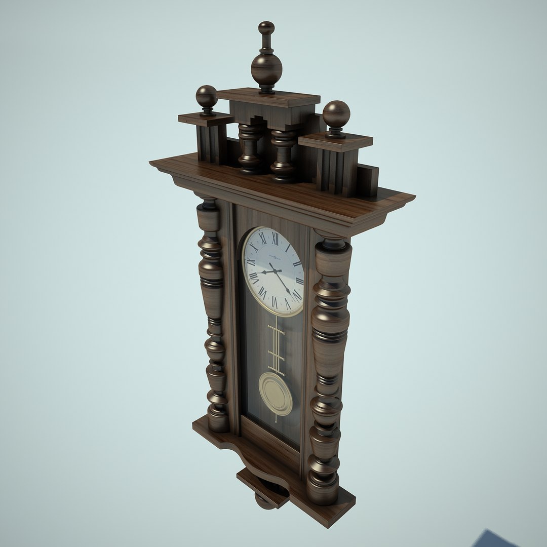 clock classic 3d model