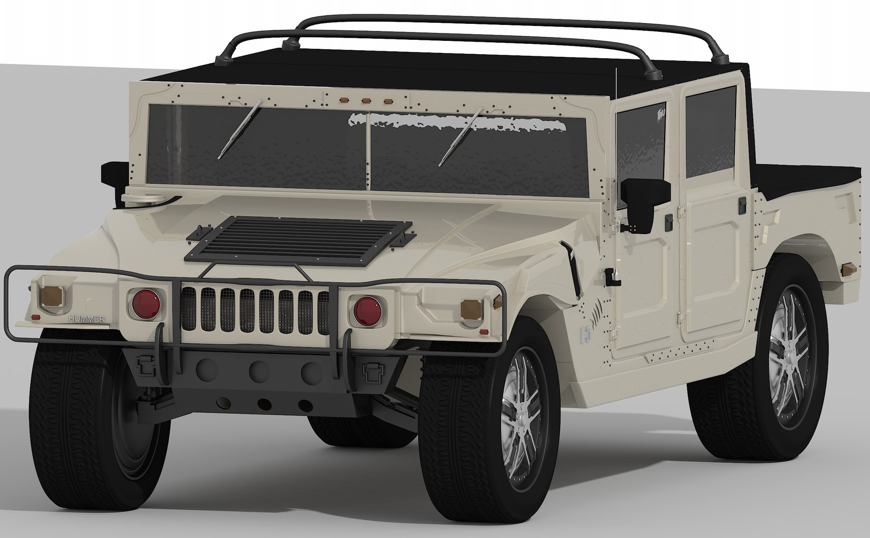 hummer h1 3d model
