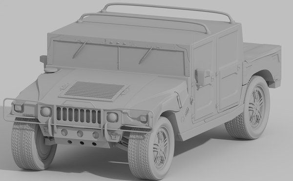 hummer h1 3d model