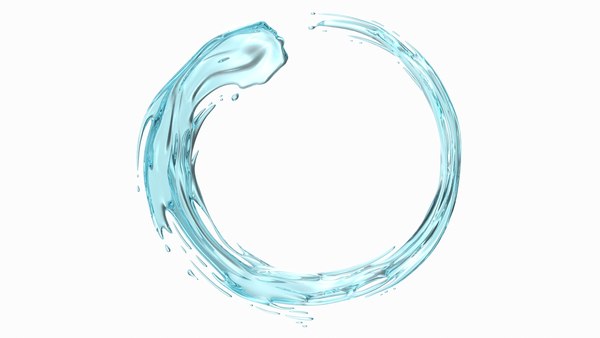 3D Water Circle Splash - TurboSquid 1856442