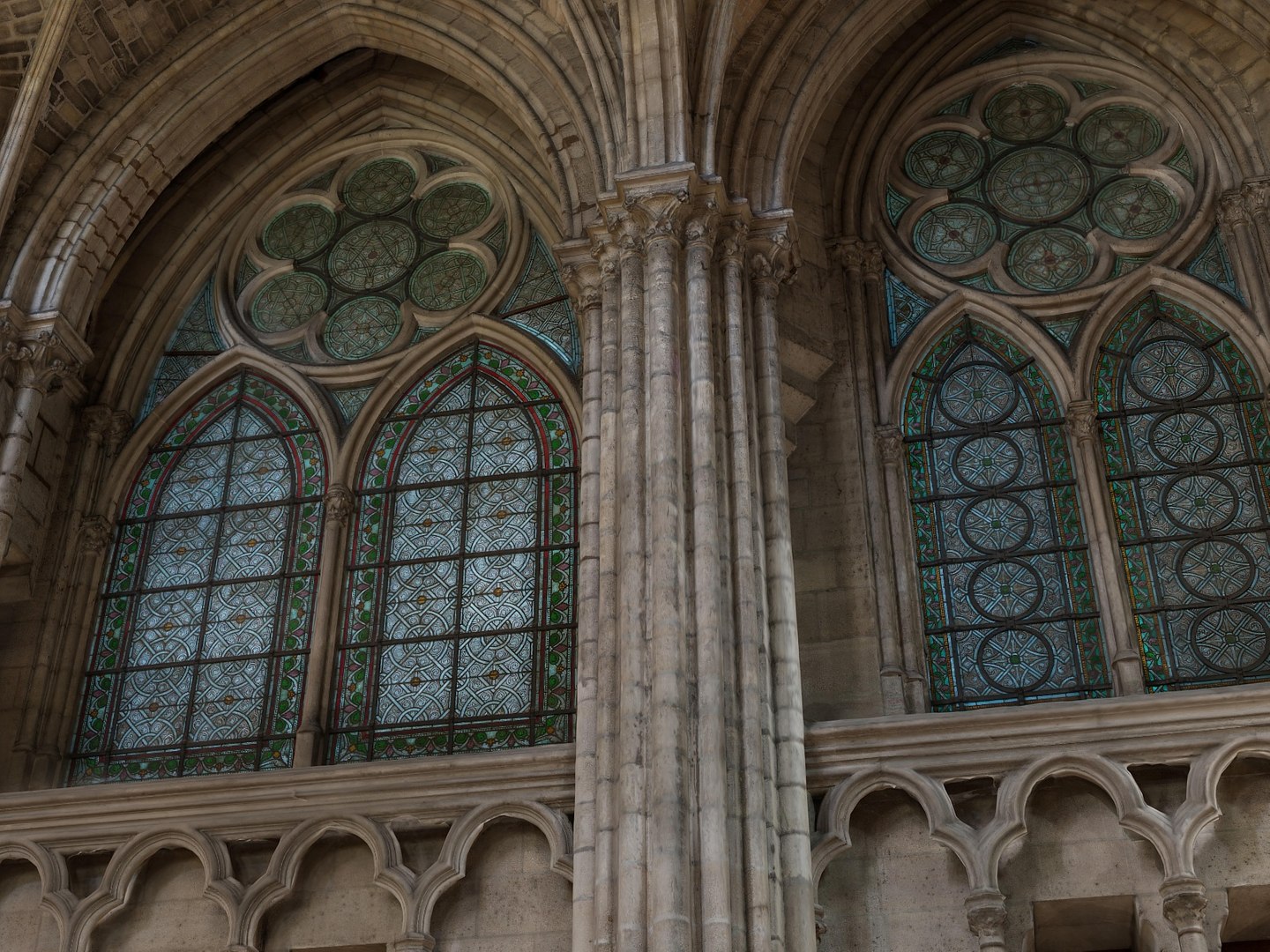 3D Model Gothic Wall 16k - TurboSquid 1387212