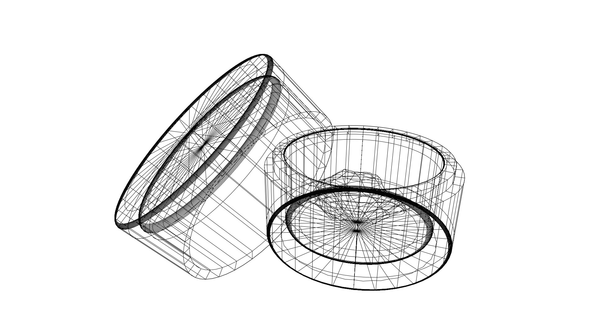 3D Model Round Wooden Box - TurboSquid 2170805