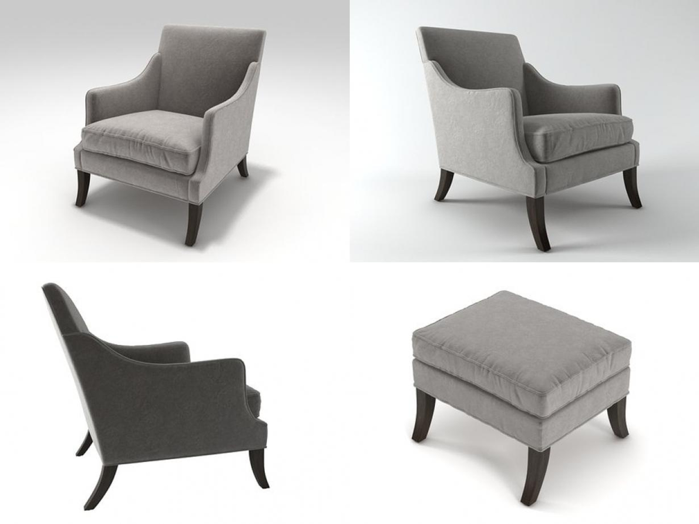 3D bernie lounge chair - TurboSquid 1180531